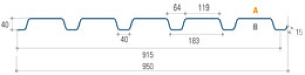 Trapezoidal and profiled sheets for roofs and walls and corrugated ...